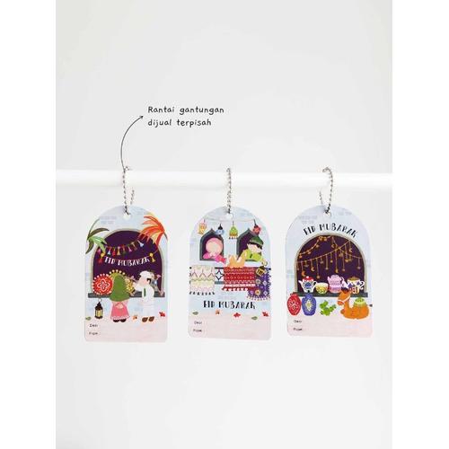 Jual hang tag idul fitri kartu ucapan hadiah hampers lebaran isi 25 ...