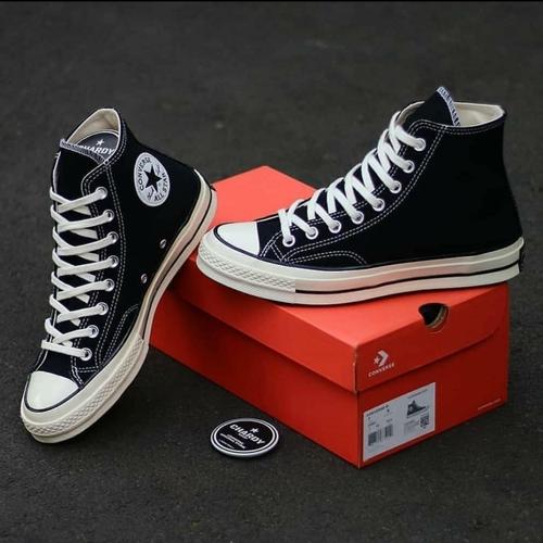 Jual Sepatu Converse All Star 70s HIGH Black White Guaranted Original ...