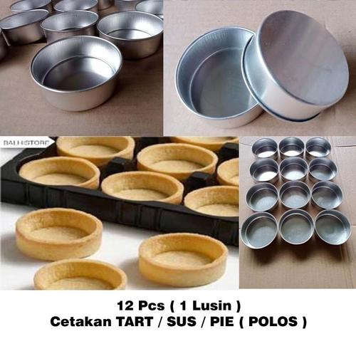 Jual isi 12 PCS Cetakan Tart let / Cetakan Tart Mini / Cetakan Pie Mini ...