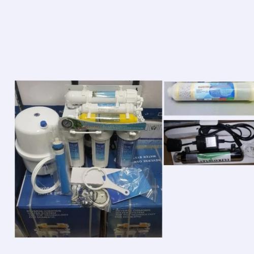Jual Mesin RO 100 Gpd 8 Step + UV Mesin Reverse Osmosis 100 gpd + UV ...
