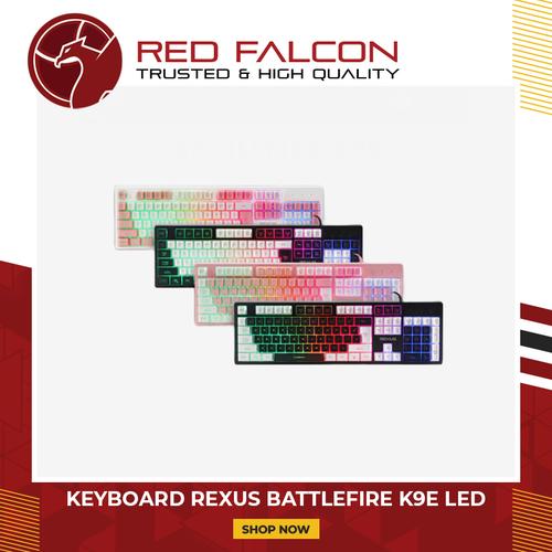 Jual Keyboard Gaming Mechanical Rexus Battlefire K9E Rainbow LED ...