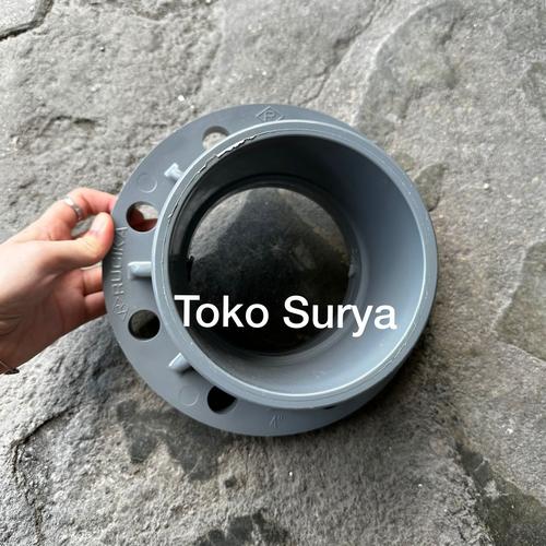 Jual RUCIKA FLANGE 4" FLENDES 4 INCH FLANGE 4 DIM PVC 4" FLEN 4 INCH ...