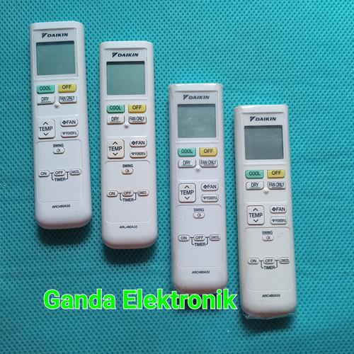 Jual Remot AC Daikin ARC480A33 Original - Jakarta Timur - Ganda Elektronik | Tokopedia