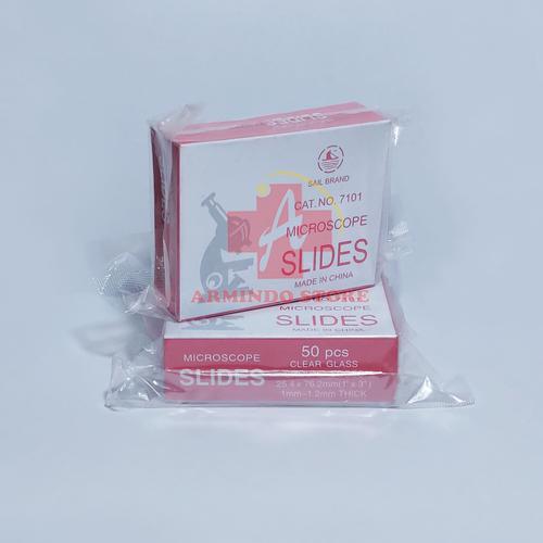 Jual Object Glass Kaca Preparat Katalog 7101SAIL BRAND isi 72 - Isi 50 ...