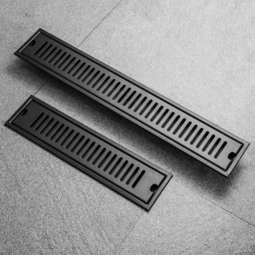 Jual FLOOR DRAIN GARIS PANJANG BLACK/SARINGAN KAMAR MANDI HITAM GARIS ...