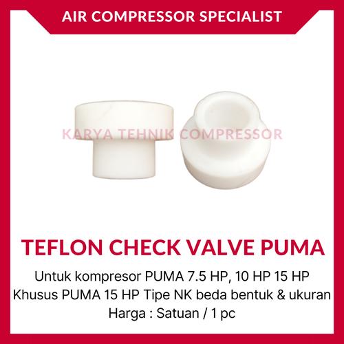 Jual Teflon / Isi Check Valve Kompresor Udara PUMA 7.5 10 15 HP - Kota ...