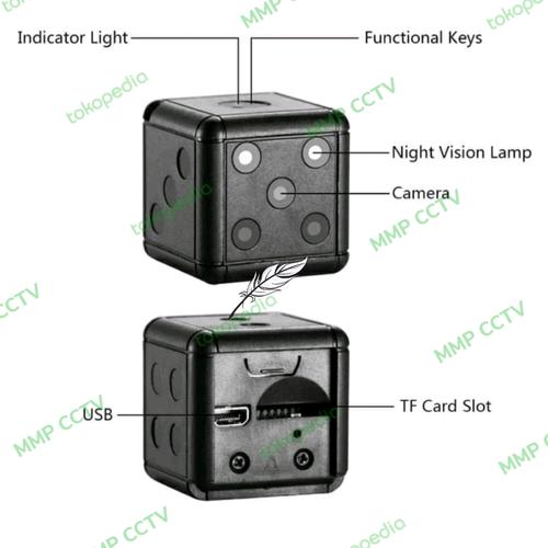 Jual Spy Kamera Mini Dice SQ16 HD 1080P - Kamera Tersembunyi Model Dadu ...