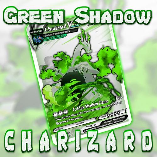 Jual KARTU POKEMON TCG HOLOGRAM ENGLISH VERSION SHADOW GREEN CHARIZARD ...