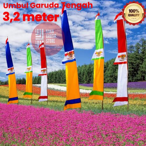 Jual Bendera Umbul umbul warna warni Garuda Tengah Jumbo - merah putih - Kab. Garut ...