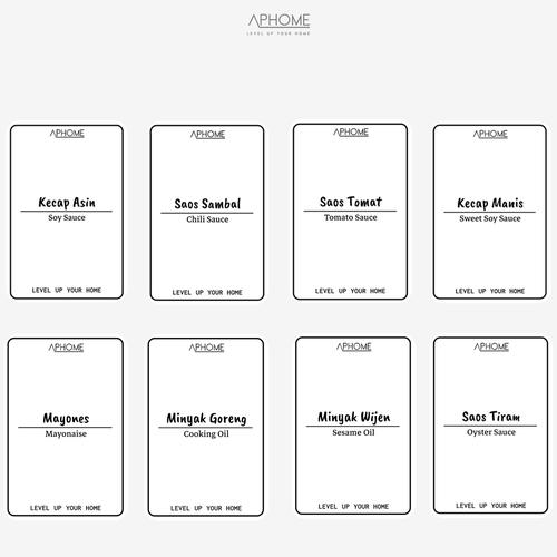 Jual APHOME Stiker Label Botol Saos Kecap - Kecap Manis - Kota ...