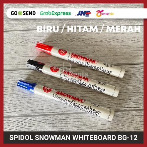 Jual Spidol White Board Snowman BG-12 / BG12 Papan Tulis Whiteboard ...