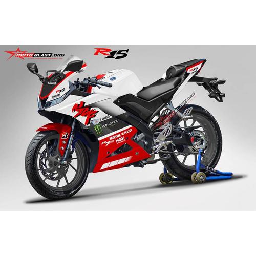 Jual Decal Stiker YAMAHA R15 V3 LIVERY 20th ANNIVERSARY SUZUKA FULL ...