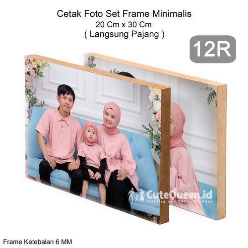 Jual 3 Pcs Cetak Foto Custom 20 x 30 cm Frame Papan MDF 6MM Set ...