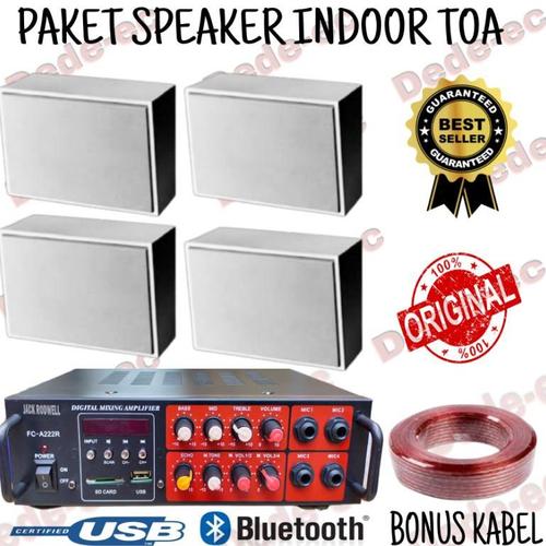 Jual Paket Sound System Indoor Cafe Kantor Klinik isi 4 unit speaker ...
