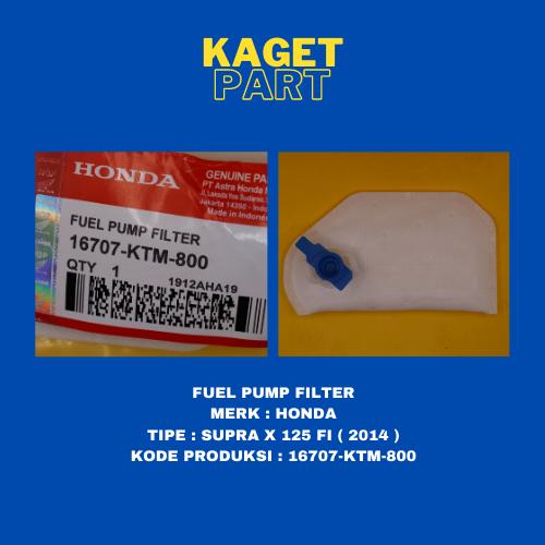 Jual SARINGAN POMPA INJEKSI MERK HONDA TIPE SUPRA X 125 FI (16707-KTM ...