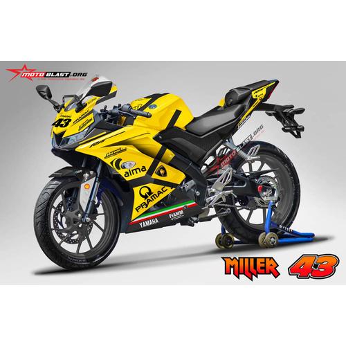 Jual Decal Stiker YAMAHA R15 V3 LIVERY DUCAT1 PRAMAC v2 FULL BODY ...