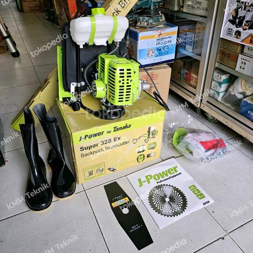 Jual ALAT MESIN BABAT POTONG RUMPUT J-POWER BY TANAKA 328 EX BRUSH ...