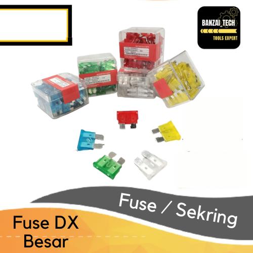 Jual FUSE DX BESAR 10A 15A 20A 25A 30A - SEKRING TUSUK / TANCAP BESAR ...