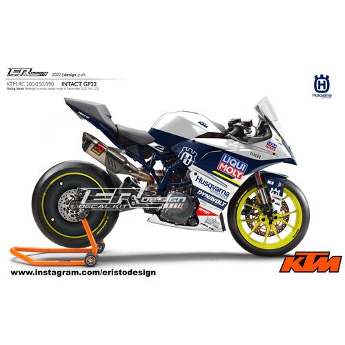 Jual decal sticker ktm rc 200/250/390 intact gp22 fullbody - Kota ...