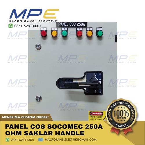 Jual Panel COS SOCOMEC 250A Ohm Saklar Handle / Panel COS Ohm Saklar ...