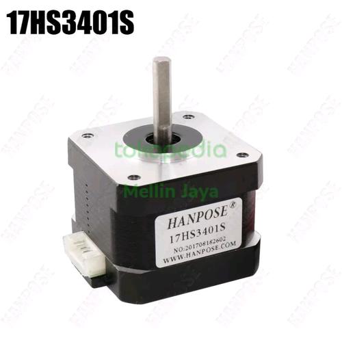 Jual HANPOSE Motor Stepper Nema 17 1.3A High Torque - 17HS3401 ...