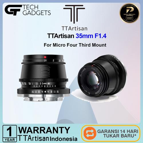 Jual Lensa TTArtisan 35mm F1.4 For Micro Four Third Mount - Black ...
