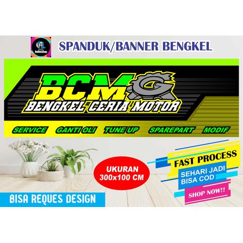 Jual Spanduk, Banner Bengkel Model C - Kab. Sumedang - AL_Onlineshop12 ...