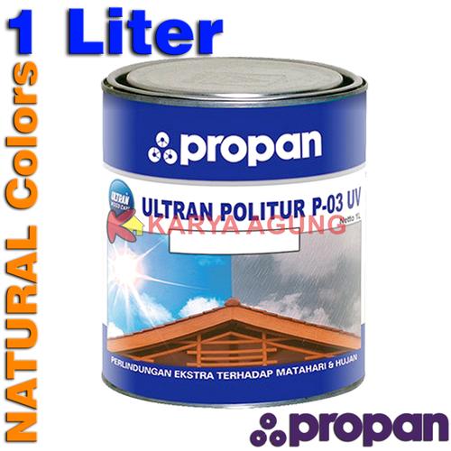Jual Cat Politur Kayu Exterior ULTRAN P-03 UV 1L Natural Color Plitur ...