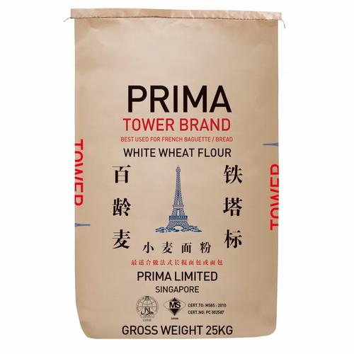 Jual PRIMA TOWER FRENCH WHEAT FLOUR FOR BREAD 25KG - Tepung Roti - Kota ...