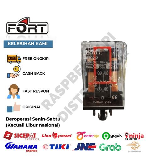 Jual FORT Relay MK2P / MK2-P 220VAC, 24DC, 12VDC - 220VAC - Jakarta ...