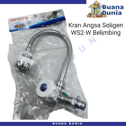 Jual Kran Angsa Flexible SOLIGEN 1/2" PVC WS2-W | Keran Cuci Piring ...