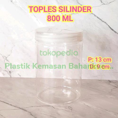 Jual Toples Tabung Silinder 800 ML Tebal - Kota Bandung - Kemasan ...