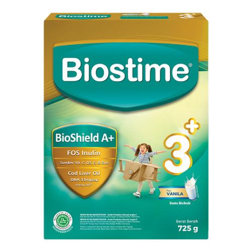 Jual Biostime 3+ Susu Pertumbuhan 3-5 Tahun Vanila 725 g - Kota ...