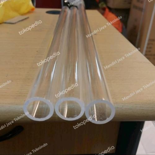 Jual Pipa Akrilik Bening Od 50mm id 40mm tebal 5mm Acrylic Tabung pjg ...