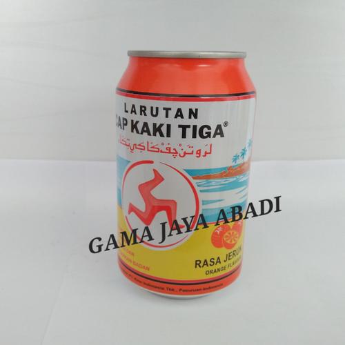 Jual Larutan Kaleng dewasa cap kaki tiga 320ml - Jeruk - Kab. Kudus - GAMA JAYA ABADI | Tokopedia