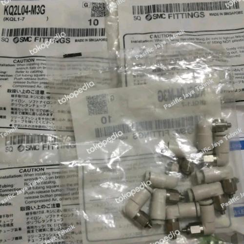 Jual Male Elbow SMC KQ2L04-M3G Hose 4mm Drat M3 - Jakarta Barat - Pasific Jaya Teknik | Tokopedia