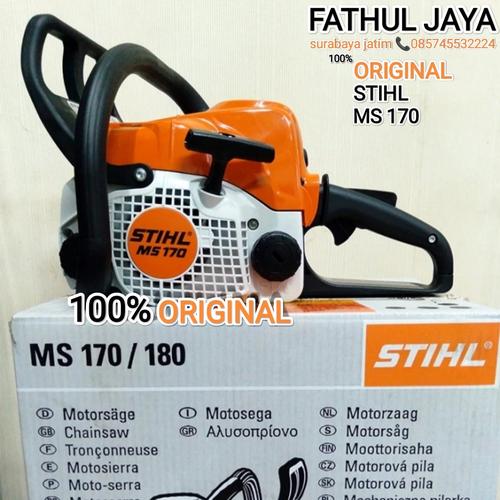 Jual "STIHL CHAINSAW MS-170 SENSO MS170 Gergaji Kayu 14 inch original - Kota Surabaya ...