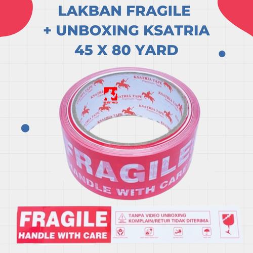 Jual LAKBAN FRAGILE UNBOXING LAKBAN UNBOXING 45MM SLASIBAN FRAGILE ...
