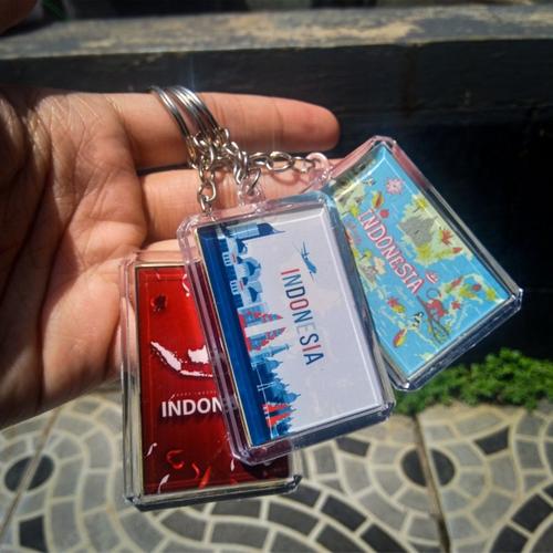 Jual GANTUNGAN KUNCI INDONESIA / OLEH-OLEH KHAS INDONESIA / DUA SISI ...
