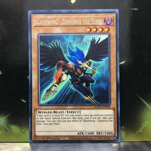 Jual Yugioh Blackwing - Zephyros the Elite - MAZE rare - Jakarta Barat ...