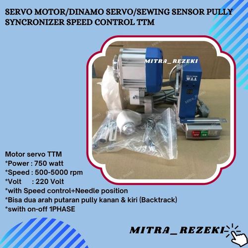 Jual Servo motor/Dinamo servo/Sewing sensor pully syncronizer speed ...