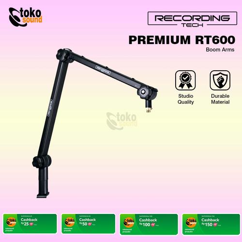Jual Recording Tech RT Premium 600 - Boom Arm Microphone Professional - Jakarta Barat ...