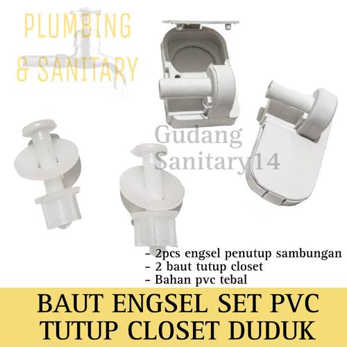 Jual Set baut tutup closet duduk engsel tutup closet duduk baut engsel ...