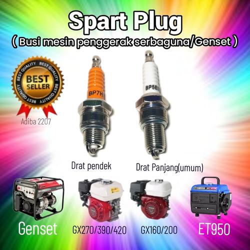 Jual Busi mesin genset/GX160-200 spark plug mesin pengerak diesel alkon ...