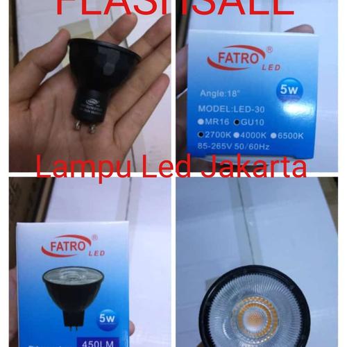 Jual lampu bohlam LED mr16 gu10 5watt 5w fatro. lampu LED mr16 gu10 ...
