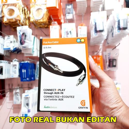 Jual Kabel Audio AUX 3.5 mm Griffin Jack 1m Original Griffin 100% - Hitam - Kota Tangerang ...