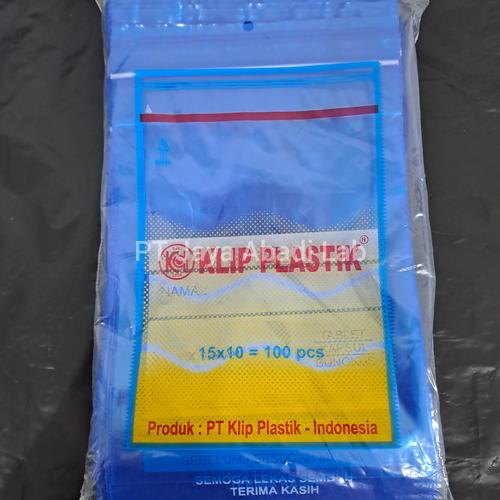 Promo plastik klip obat ukuran 15x10 cm isi 100 lembar pak farmasi ...