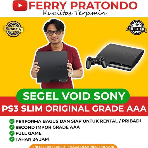 Jual PS3 SLIM SERI 25 / SUPERSLIM SERI SEGEL VOID SONY ORIGINAL ASLI ... Jual PS3 SLIM SERI 25 / SUPERSLIM SERI SEGEL VOID SONY ORIGINAL ASLI ...