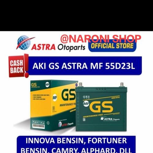 Jual Aki Accu Kering GS MF 55D23L 60 Ah, Almaz, KIA Carens 2, Subaru ...