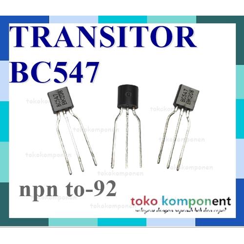 Jual BC547 BC 547 Amplifier Transistor NPN TO-92 bc547 bc 547 - Kota Semarang - toko-komponen ...